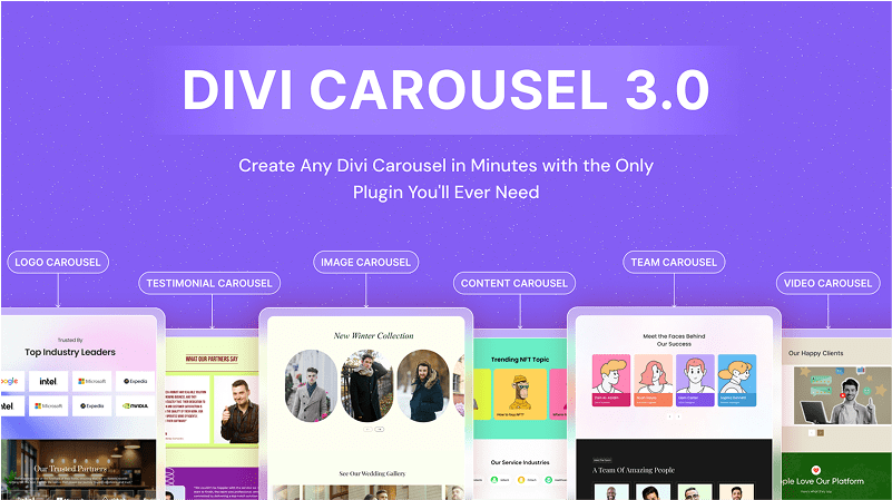 Divi Carousel Module 3.0 - DiviGear Plugins